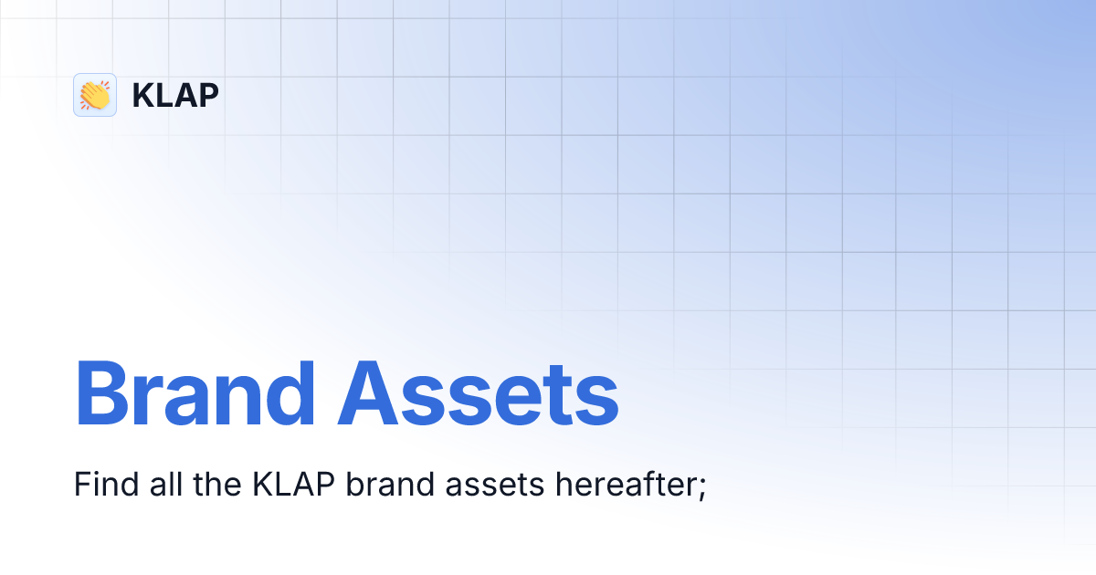 Brand Assets | KLAP